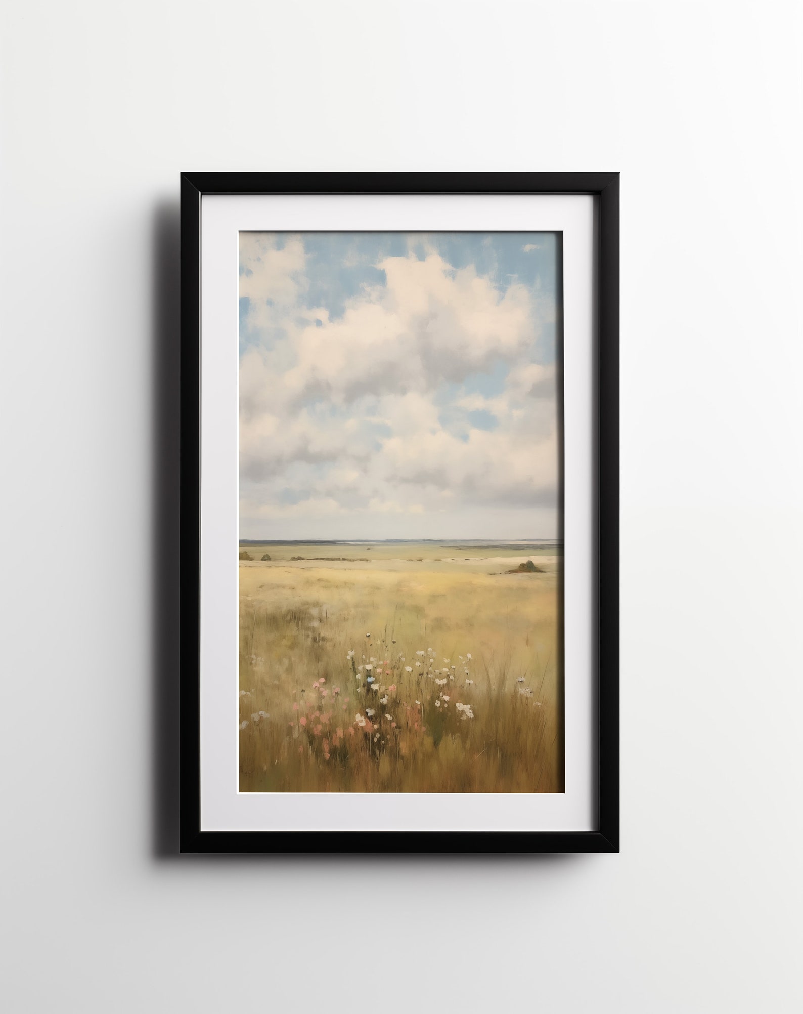 Vintage Outback Summer Landscape Painting | Country Art Print ...