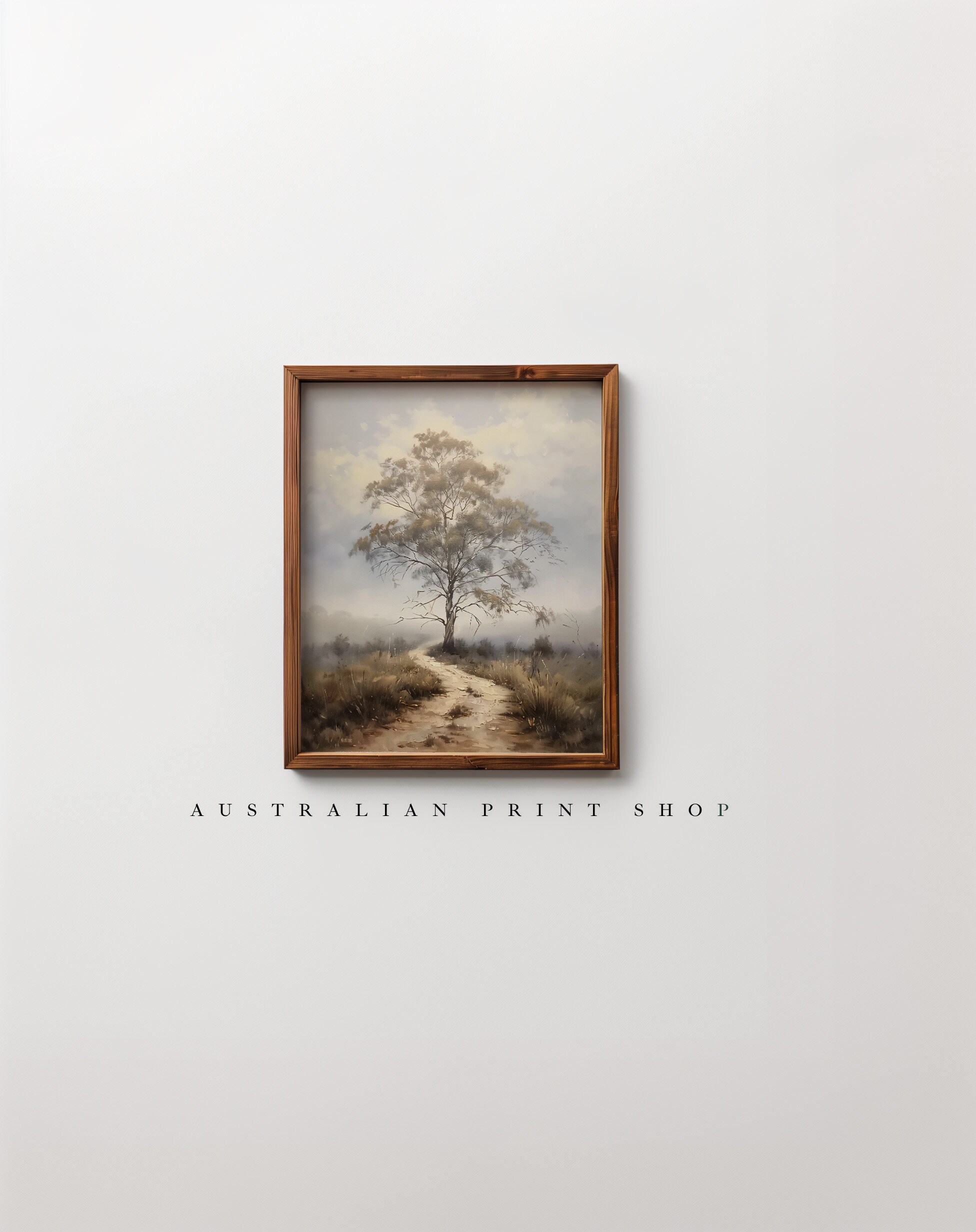 Australian Eucalyptus: Gum Tree Print Painting | Landscape Wall Art ...
