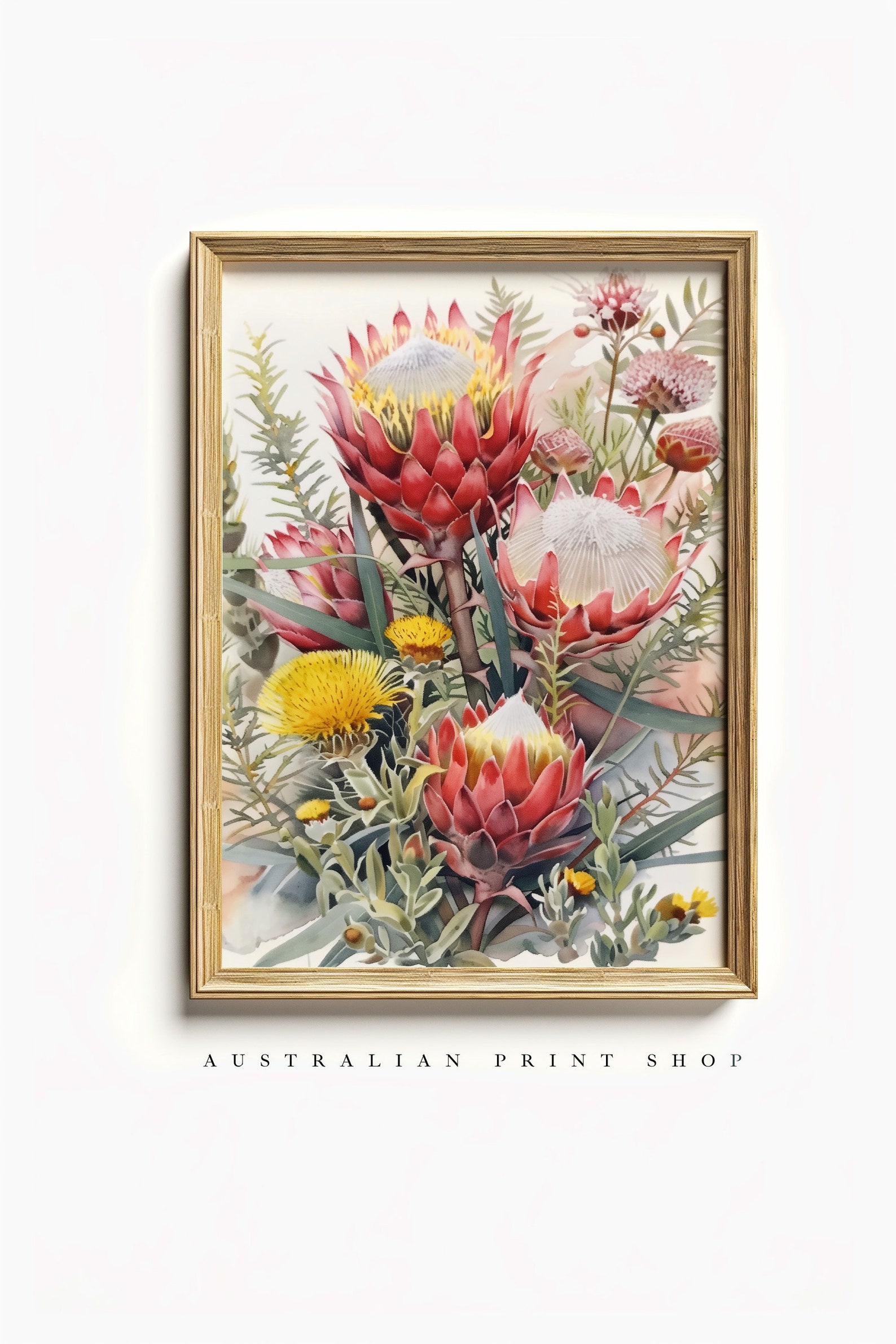Native Australian Floral Wall Art | Botanical Prints | Aussie Flora Art ...