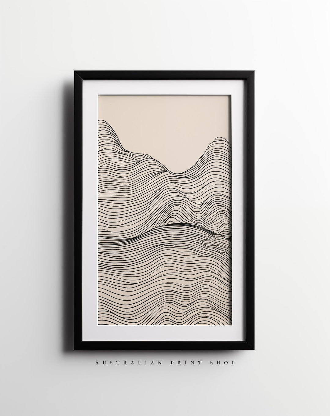 Minimalist Line Art | PRINTABLE Neutral Wall Art | Abstract Line Print ...