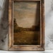 Vintage Rustic Australian Countryside Painting Muted Landscape Digital ...
