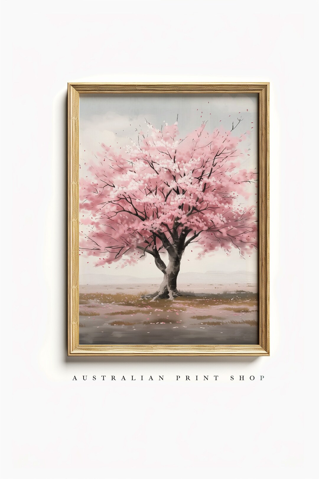 Vintage Cherry Blossom Tree Print | Farmhouse Spring Decor | Easter and ...