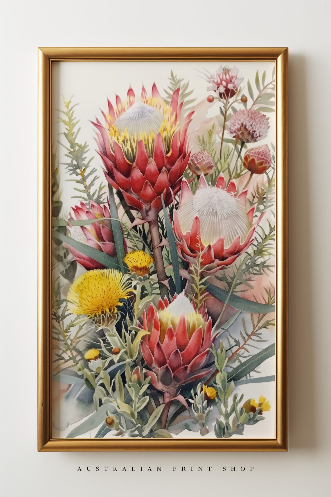 Native Australian Floral Wall Art | Botanical Prints | Aussie Flora Art ...