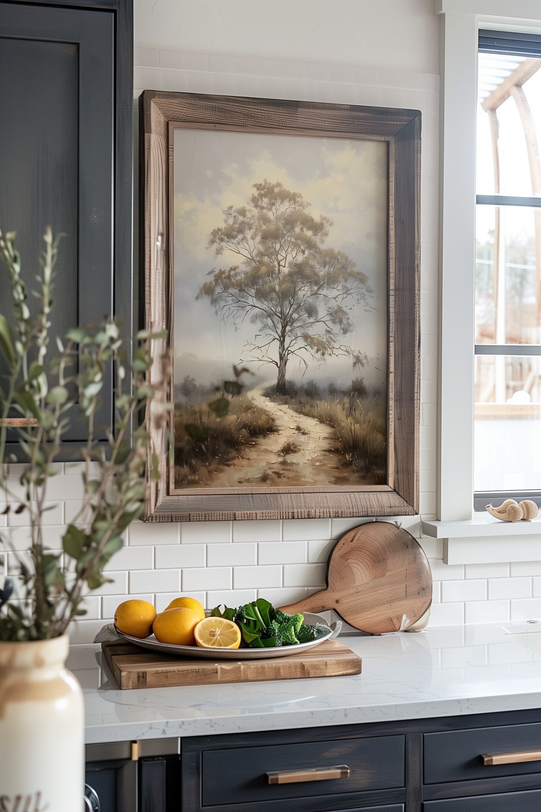 Australian Eucalyptus: Gum Tree Print Painting | Landscape Wall Art ...