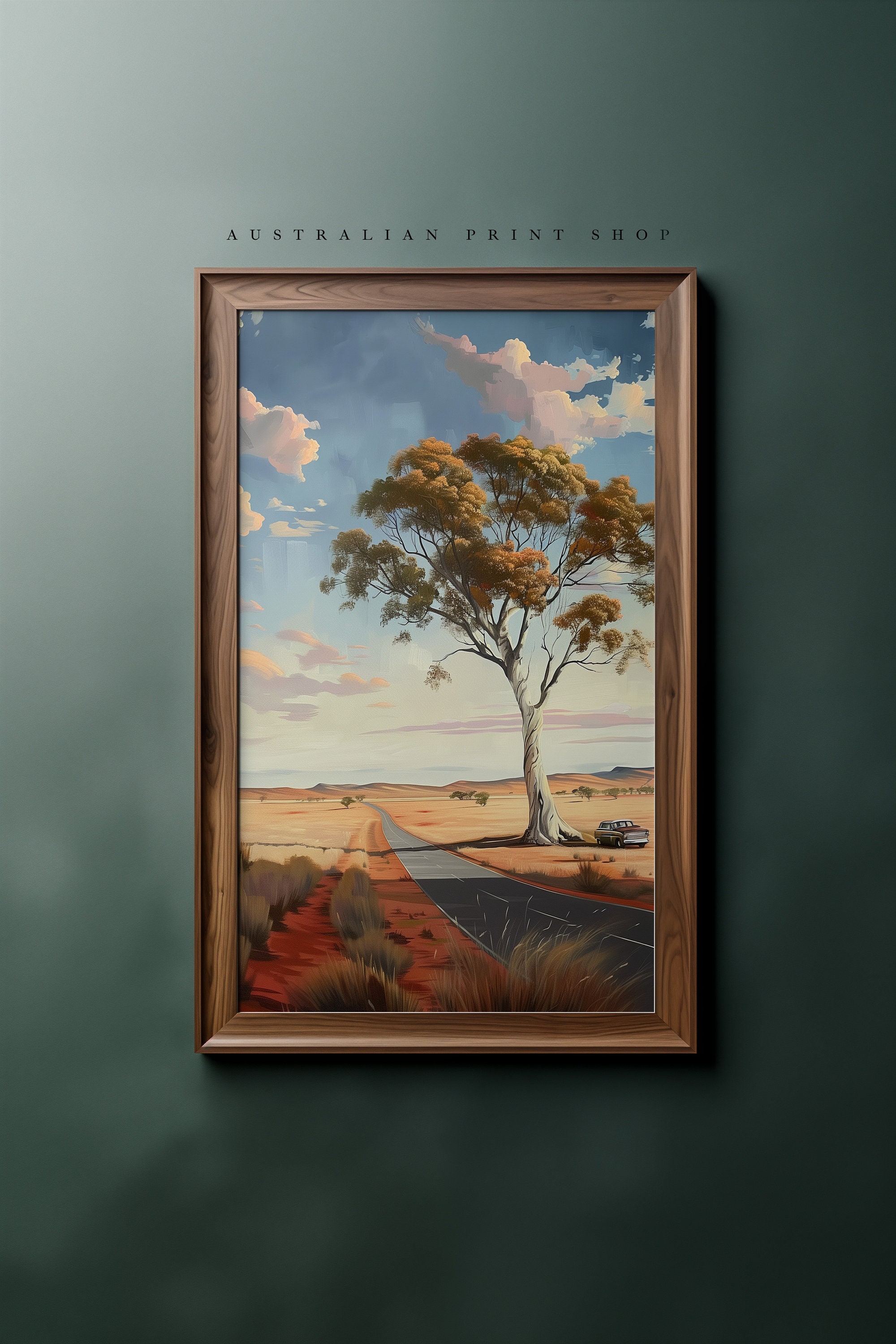 Vintage Australian Outback Road | Digital Download Wall Decor | Vintage ...