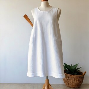 Linen Tunic Dress Sewing Pattern: Round Neck, XS-4XL (PDF Pattern) - Etsy