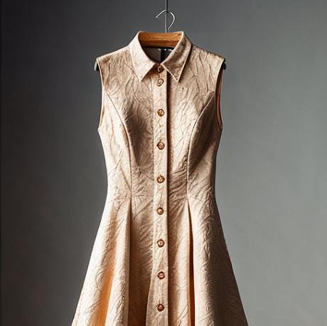 Button Front Summer Dress Sewing Pattern,layered Dress Button Front ...