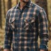 Men's Plaid Lumberjack Shirt Sewing Pattern (S-4XL) (digital Download ...