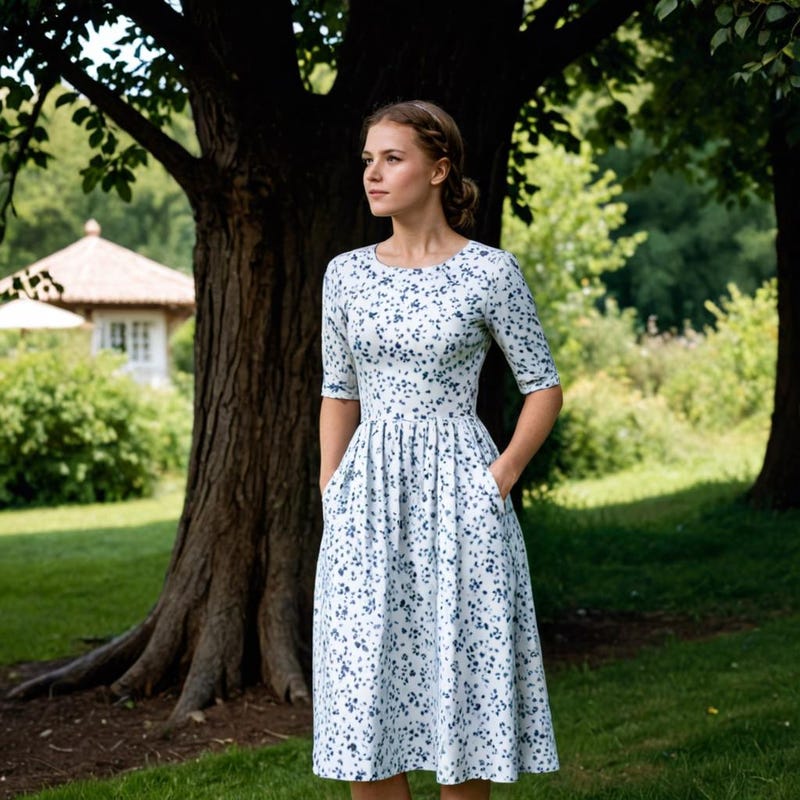Modest Dress Pattern - Etsy