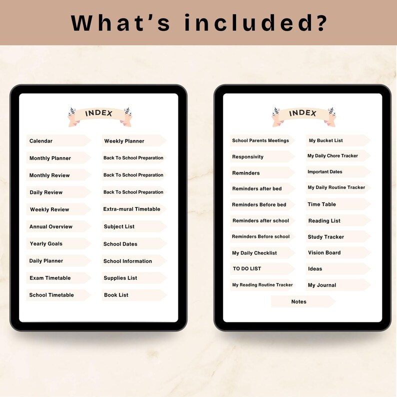 Back to School Digital Planner 2025-2026, Ultimate Academic Hyperlinked ...