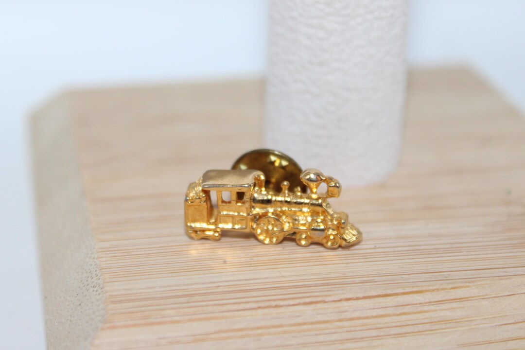 Vintage Gold Tone Choo Choo Train Lovers Steam Engine Pin - Etsy