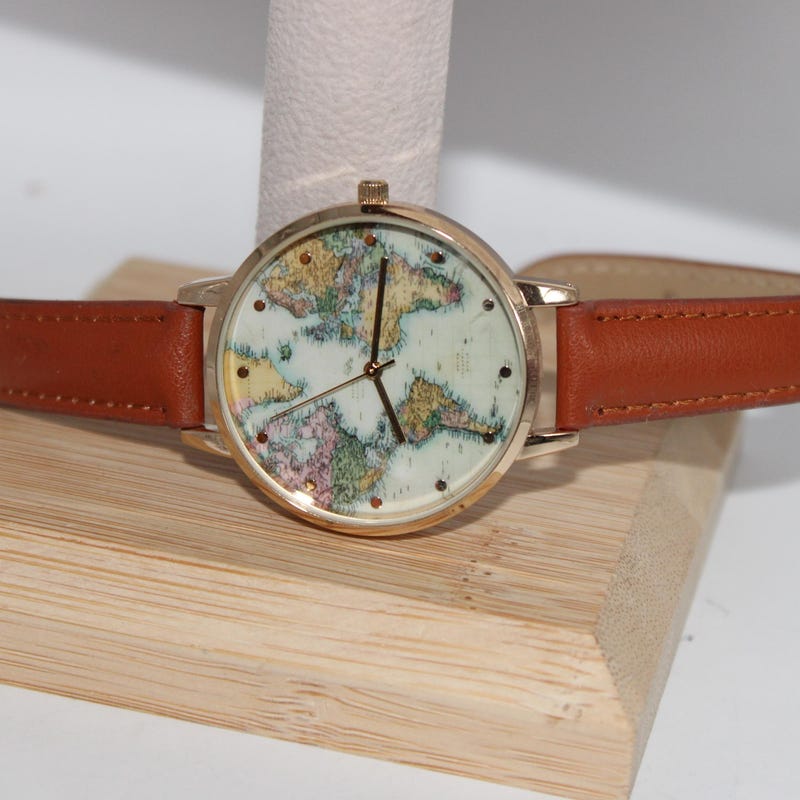 World Map Watch - Etsy