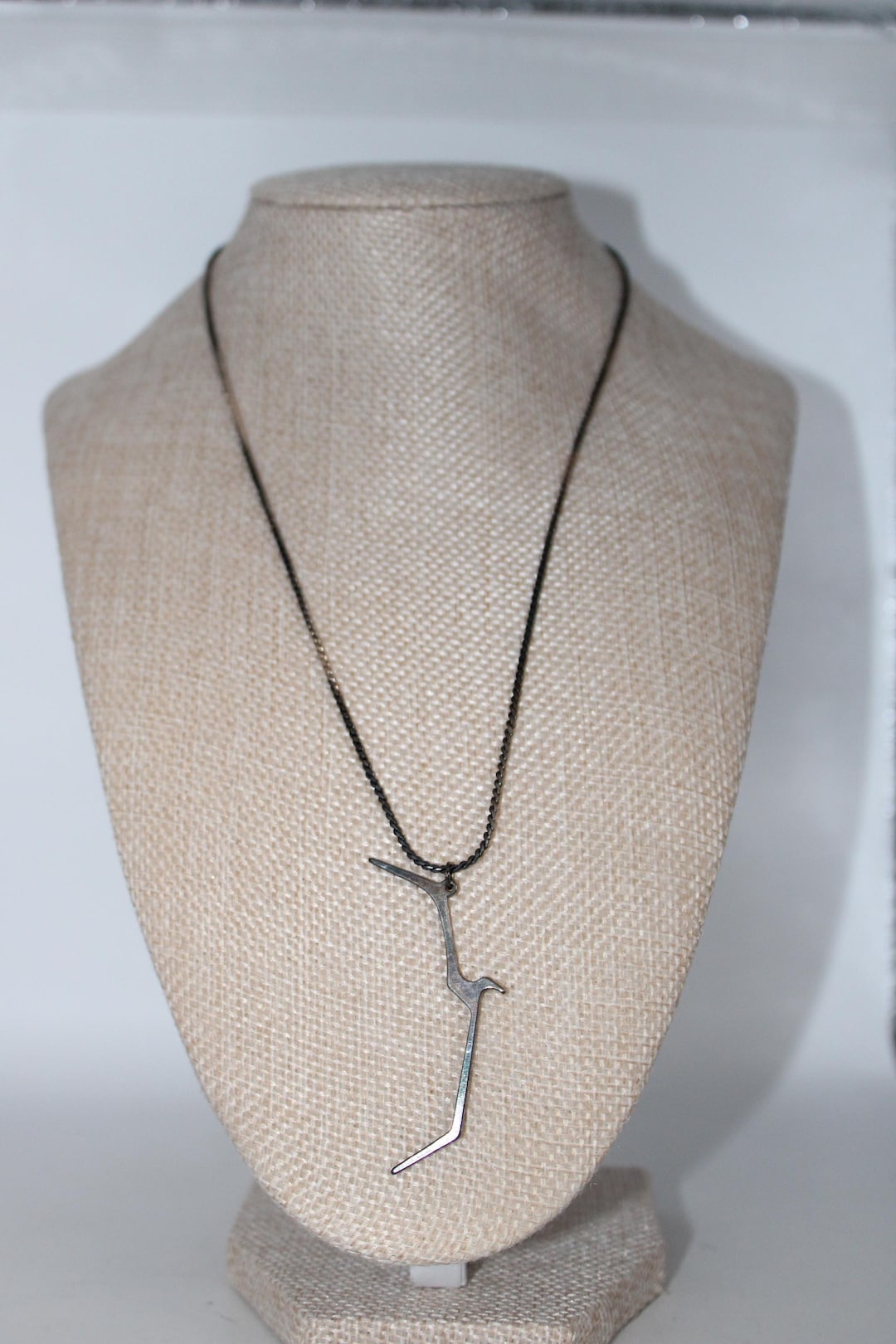 Vtg 1928 the Albatross Necklace Jewelry Company Chain Link Gray - Etsy