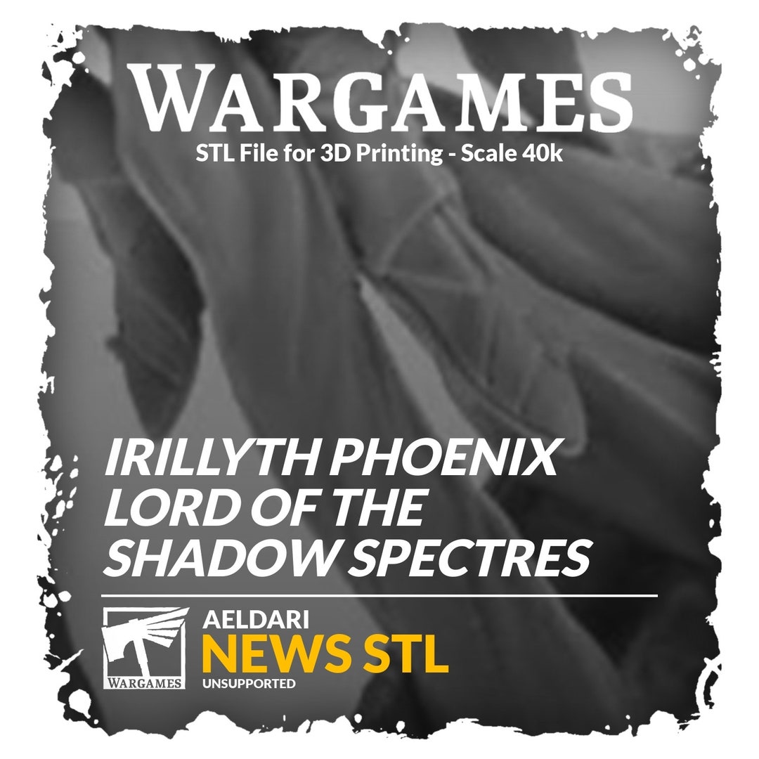 STL Irillyth Shadow Aspect Master 3D Printable STL Files in 40k Scale ...