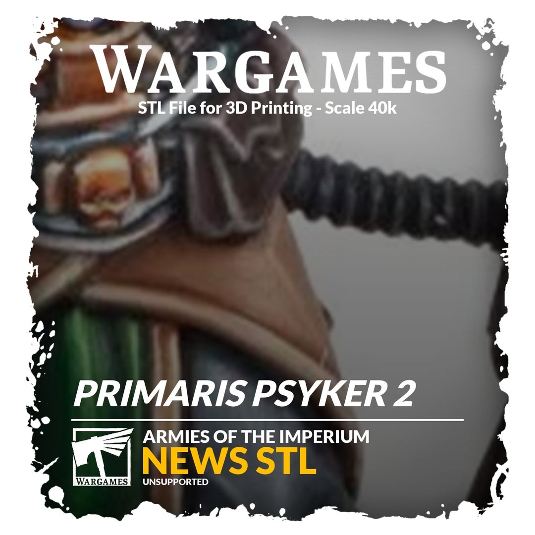 STL Battle Psyker 3D Printable STL Files in 40k Scale - Etsy