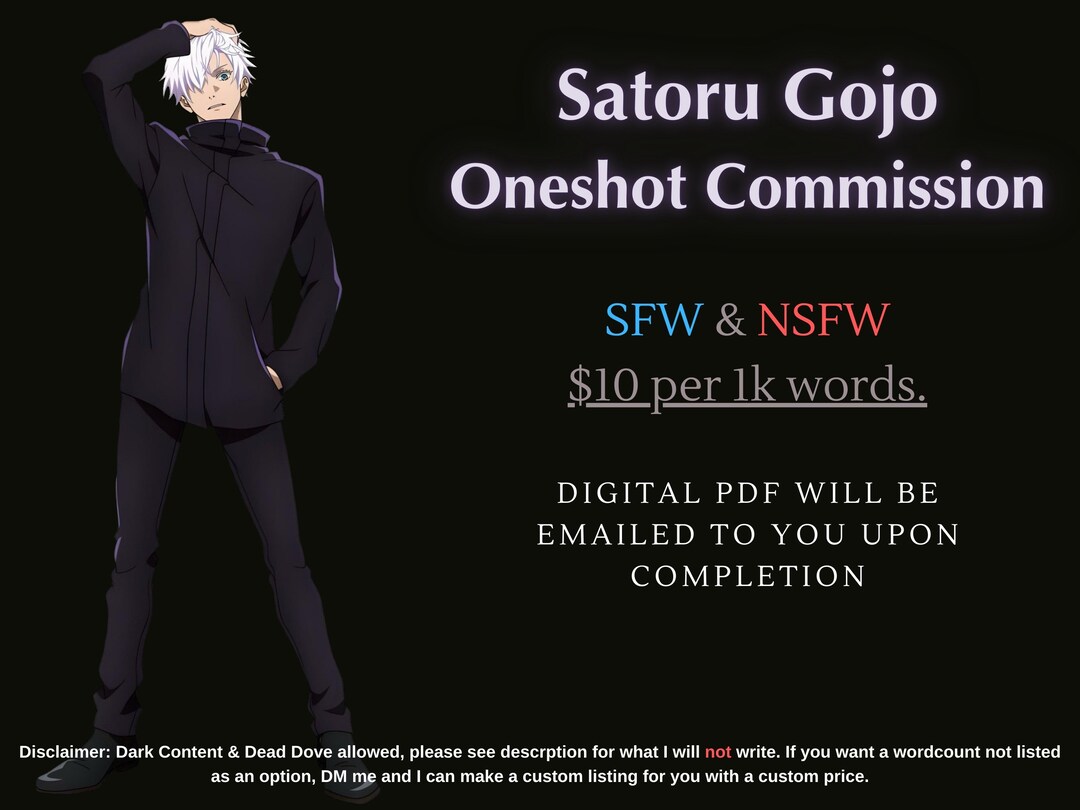 Satoru Gojo Jujutsu Kaisen Fanfiction and Short Stories Anime ...