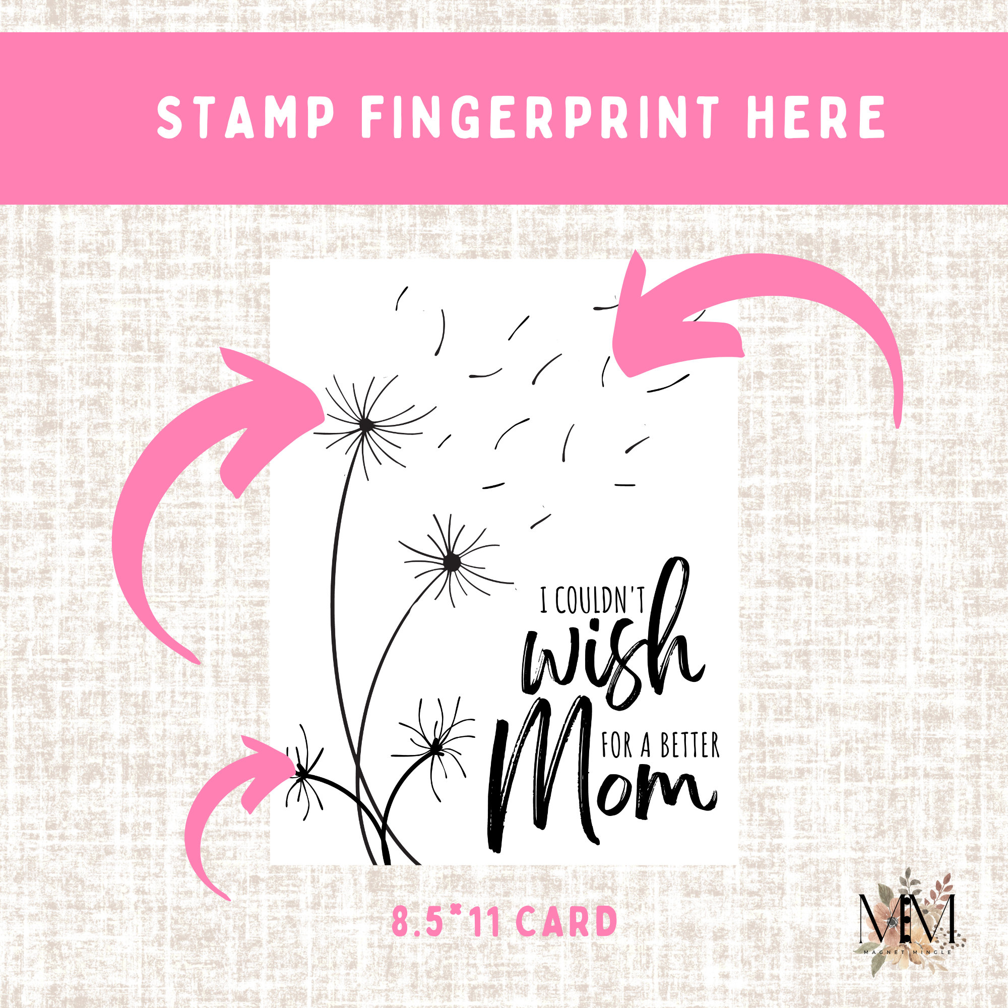 DIY Fingerprint Art | Mothers Day Fingerprint | Handprint Gifts for Mom ...