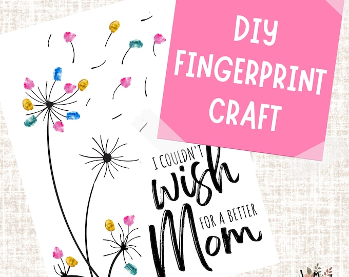 Mother's Day Handprint Art Craft, Mommy Grandmother Handprint ...