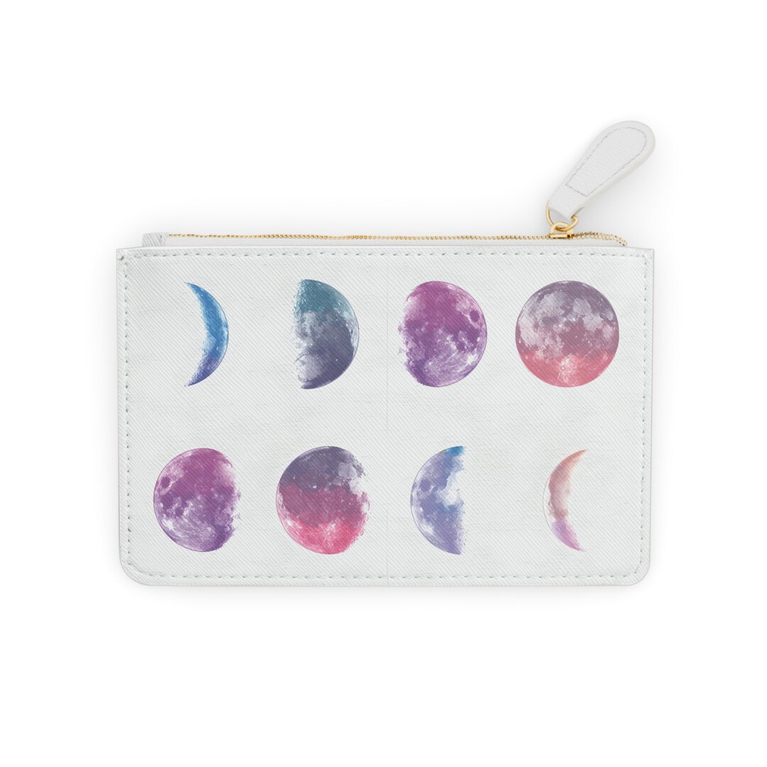 Phases of the Moon Spacious Coin Purse/clutch Bag - Etsy