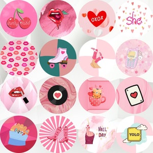 50 Retro Instagram Highlight Cover Icons, Groovy Highlight Covers ...