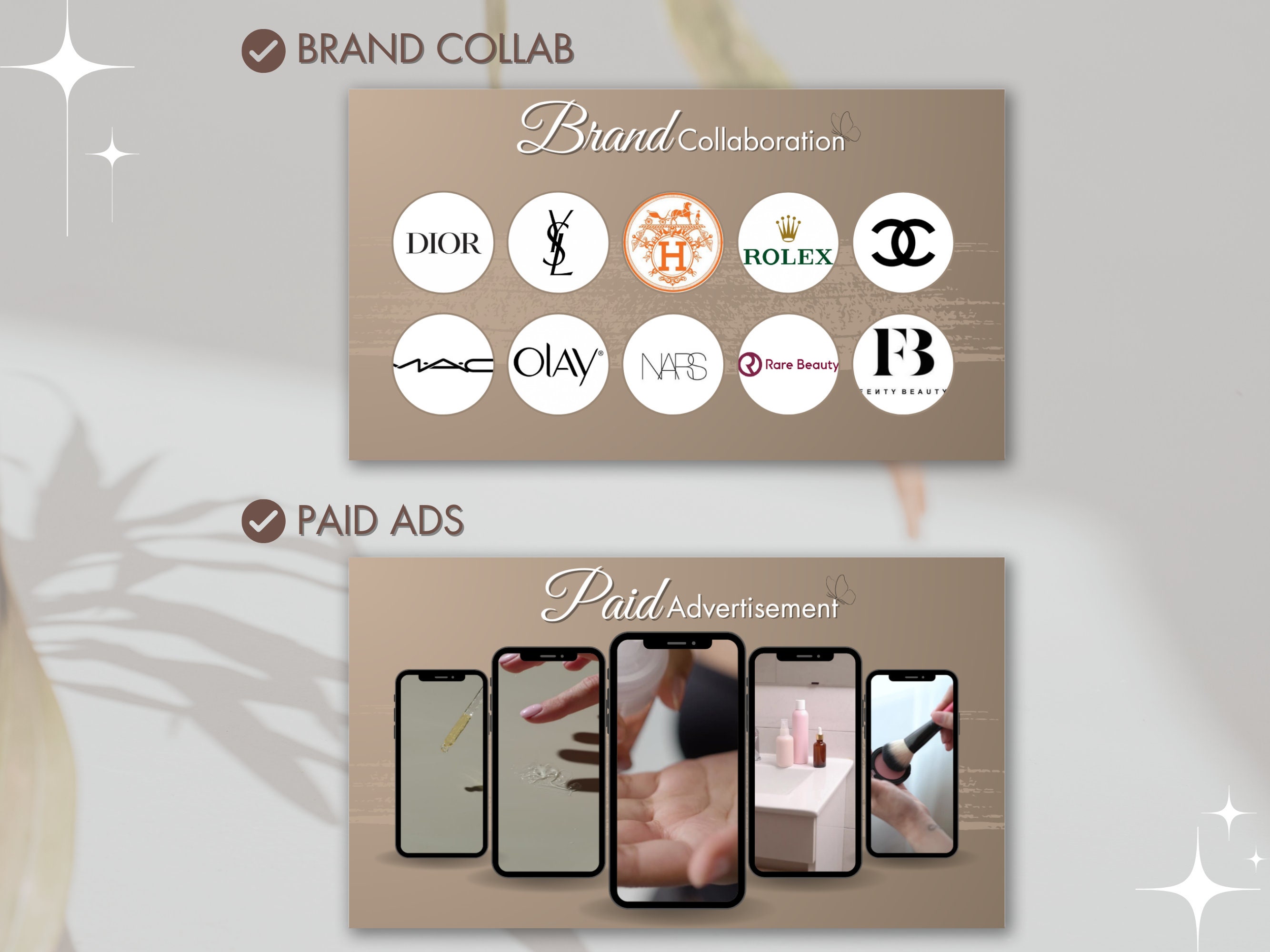 Professional UGC Portfolio Template Influencer Social Media Content ...