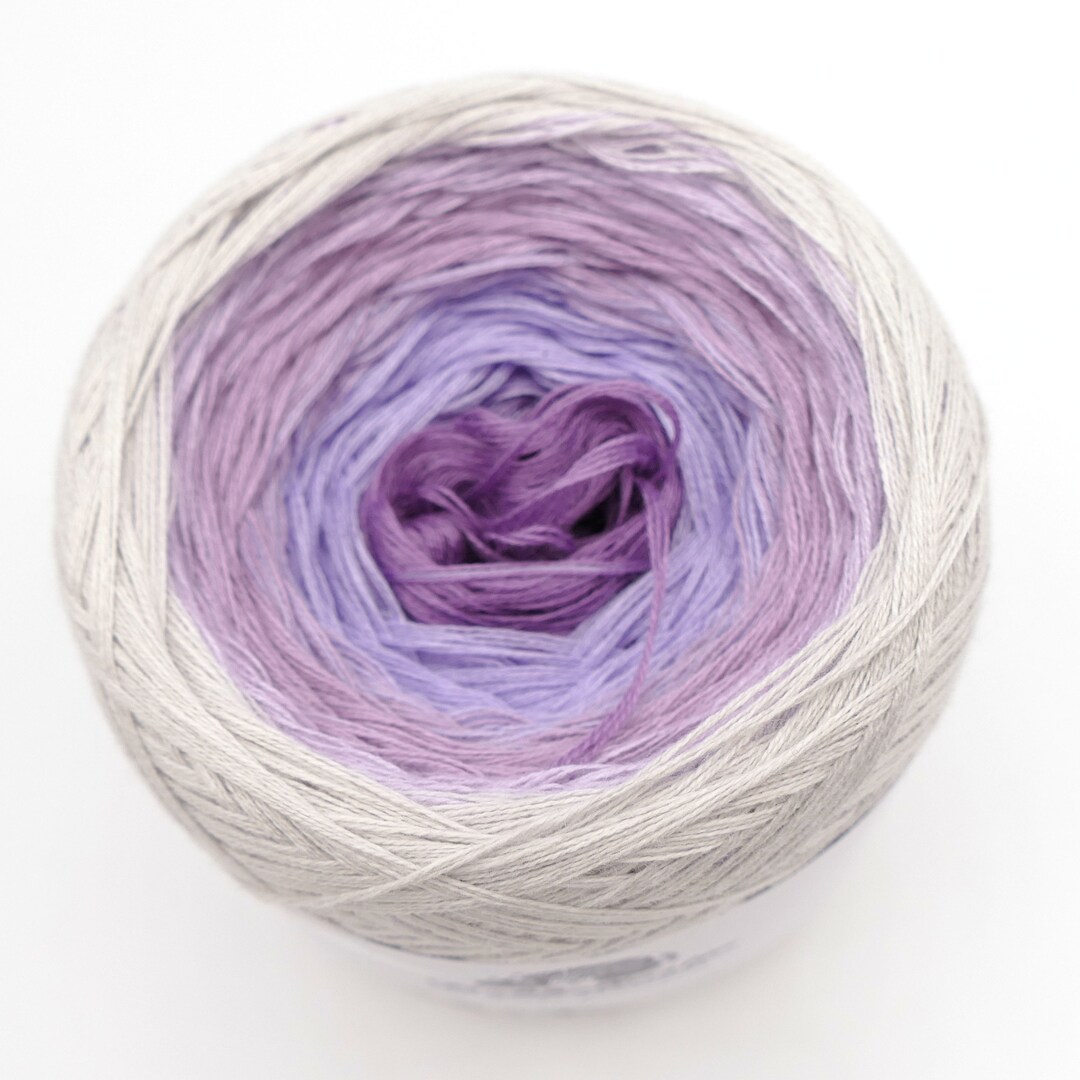 Bobble Wool Gradient Yarn Lavenshine Threadlength of Choice for Crochet ...