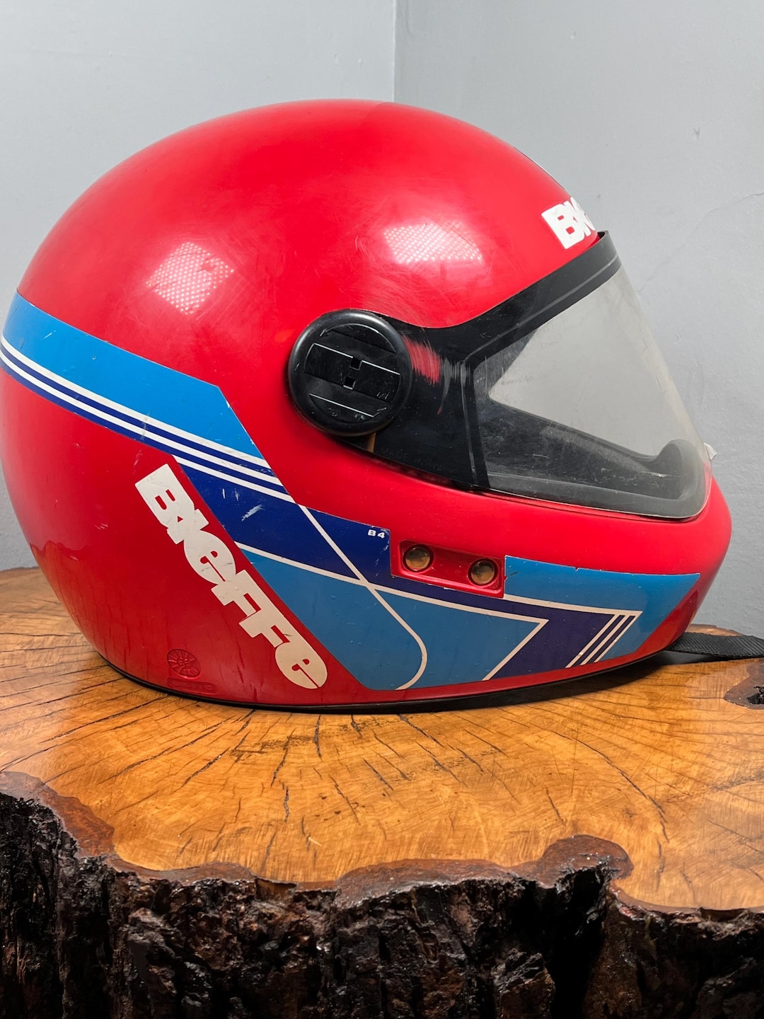 Vintage Bieffe Motorcycle Helmet Adult Racing Mens XXL Made in Italy ...