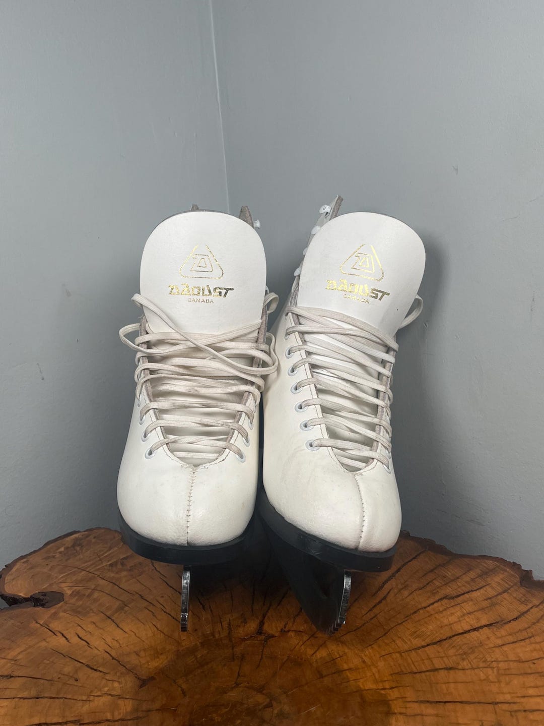 Vintage Daoust Canada Figure Ice Skates SIZE 7 1/2 With John Wilson ...