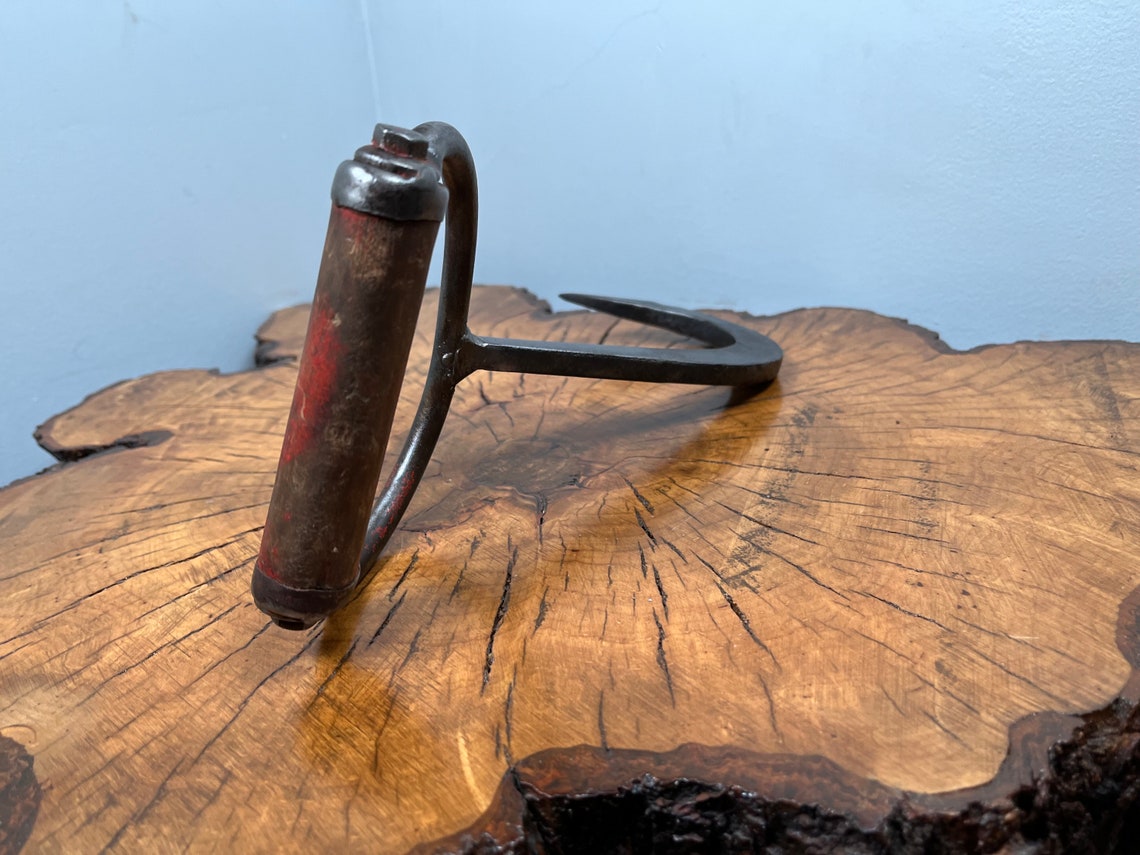Vintage Wood Pulp Hook Log Logging Tool - Etsy