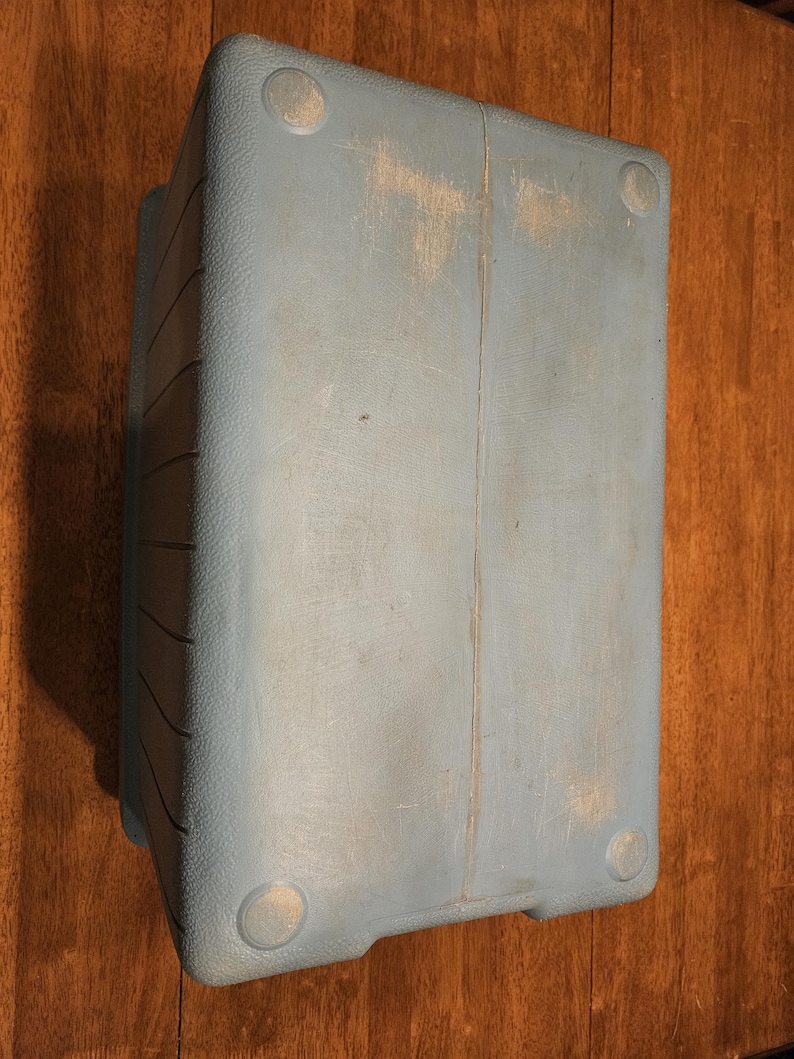 Vintage Coleman Cooler Blue and White Dura-bond W/ Metal Handles Made ...