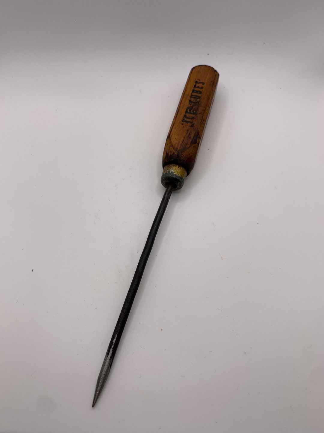 Vintage H. Brunelle Limited Wood Handle Ice Pick - Etsy