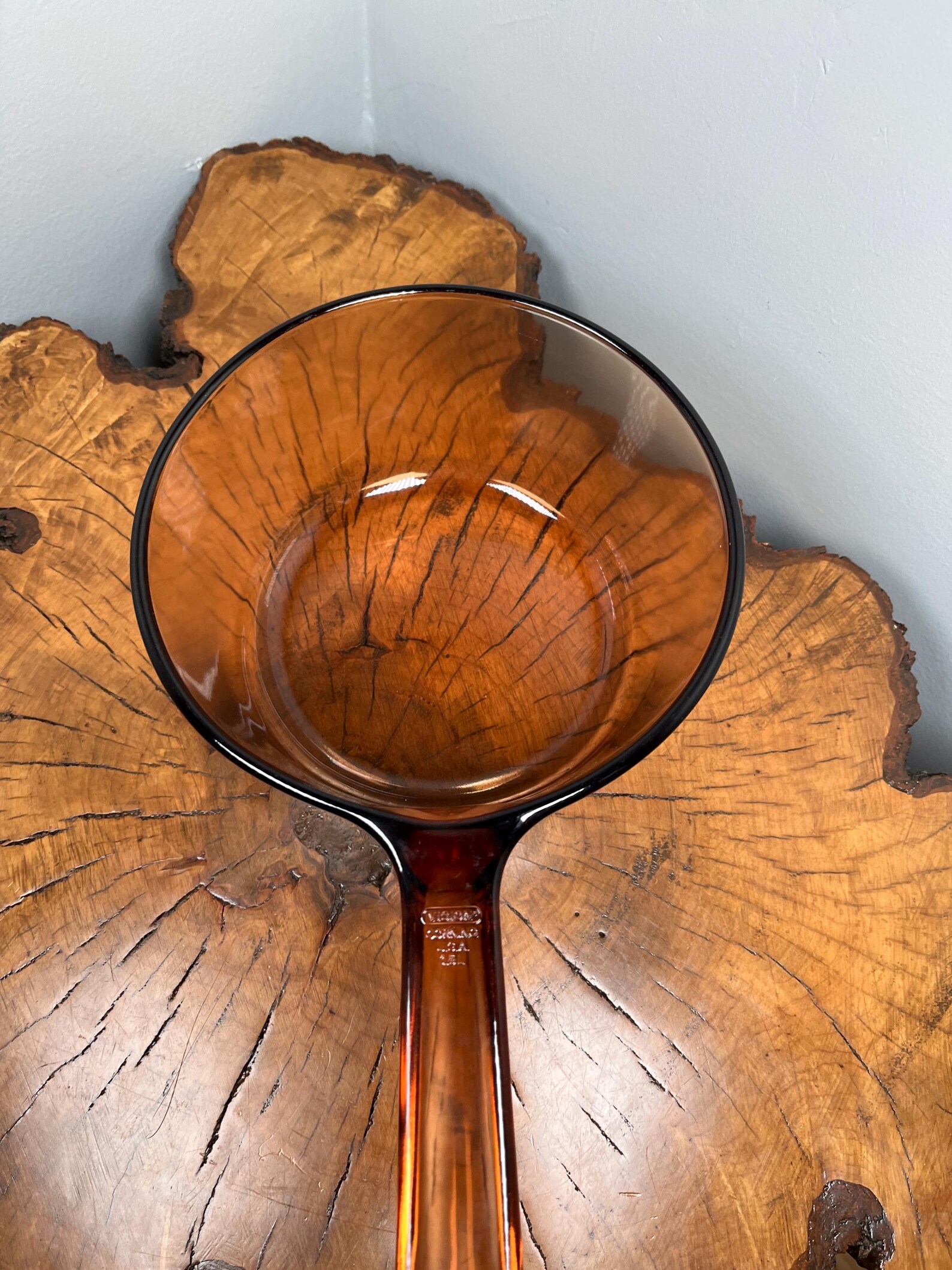 Vision Corning USA Amber 1,5L Sauce Pan With Lid Vintage - Etsy