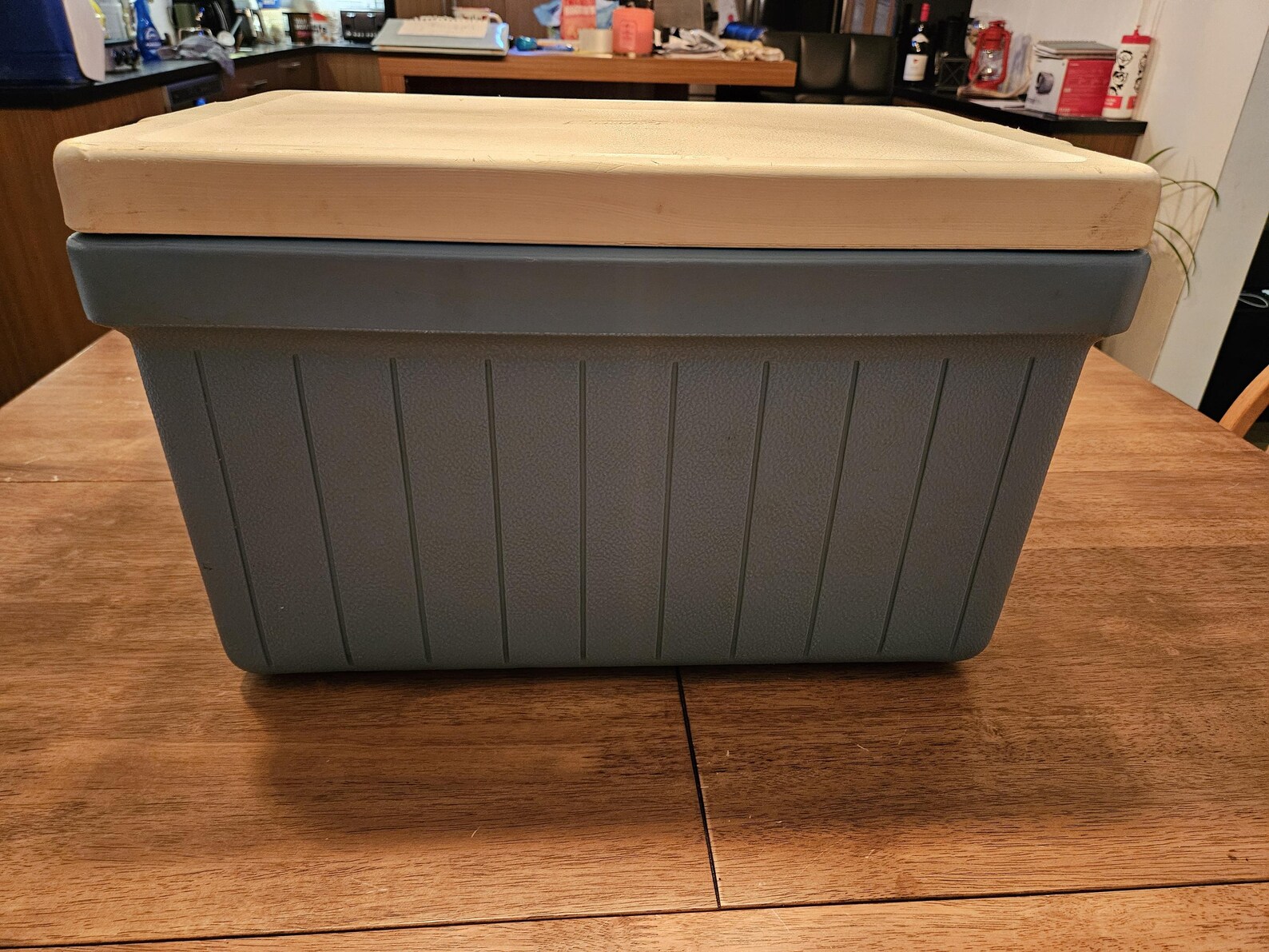 Vintage Coleman Cooler Blue and White Dura-bond W/ Metal Handles Made ...
