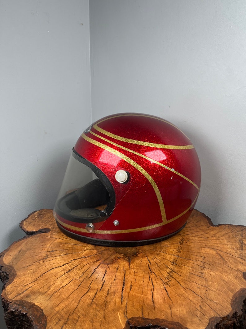 Vintage Motorbike Helmet Penguin - Etsy