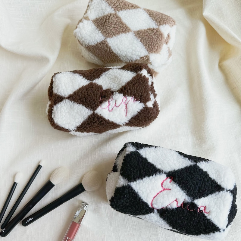 Plush Makeup Bag - Etsy