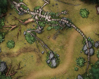 LAVA Worm CAVE Battle Map, Dnd Battle Map, D&D, Battlemap, Dungeons and ...