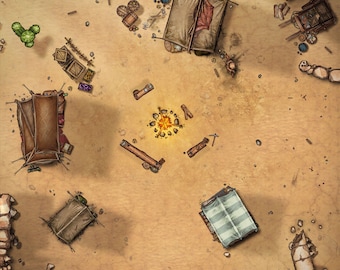 FLOWER FIELD Battle Map, Dnd Battle Map, D&D, Battlemap, Dungeons and ...