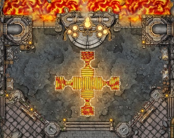 BLACKSMITH Battle Map, Dnd Battle Map, D&D, Battlemap, Dungeons and ...