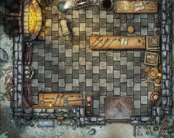 Tavern Battle MAPS Pack, Dnd Battle Map, D&D, Battlemap, Dungeons and ...
