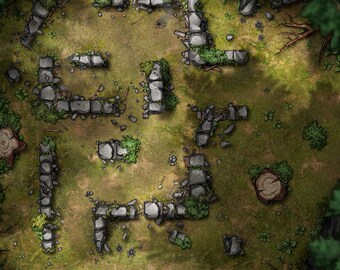 FLOWER FIELD Battle Map, Dnd Battle Map, D&D, Battlemap, Dungeons and ...