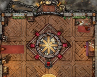 AETHERIUM FORGE Battle Map, Dnd Battle Map, D&D, Battlemap, Dungeons ...