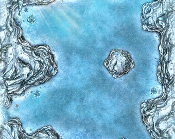 MOLTEN ARENA Battle Map, Dnd Battle Map, D&D, Battlemap, Dungeons and ...