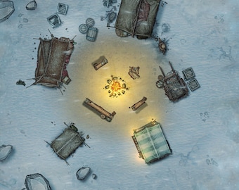 BOOK DIMENSION Battle Map, Dnd Battle Map, D&D, Battlemap, Dungeons and ...