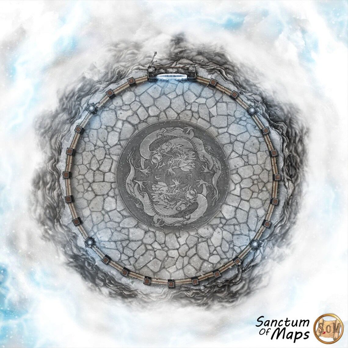 STORM ARENA Battle Map, Dnd Battle Map, D&D, Battlemap, Dungeons and ...