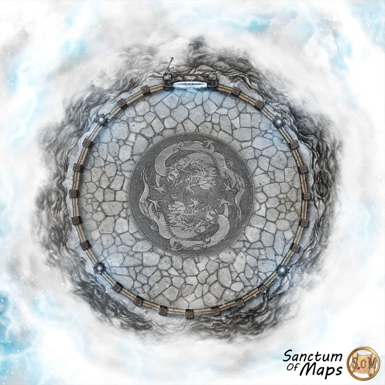 STORM ARENA Battle Map, Dnd Battle Map, D&D, Battlemap, Dungeons and ...