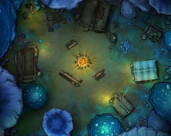 AETHERIUM FORGE Battle Map, Dnd Battle Map, D&D, Battlemap, Dungeons ...