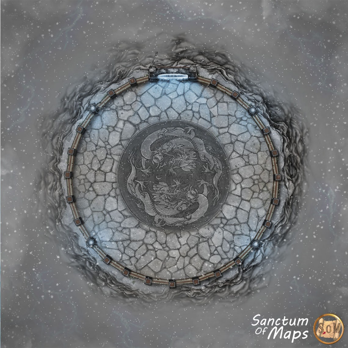 STORM ARENA Battle Map, Dnd Battle Map, D&D, Battlemap, Dungeons and ...