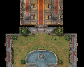 TAVERN/INN Battle Map, Dnd Battle Map, D&D, Battlemap, Dungeons and ...