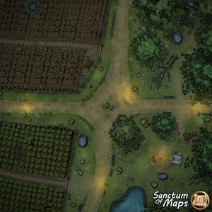 CROSSROADS Battle Map, Scarlet Monastery, Dnd Battle Map, D&D ...