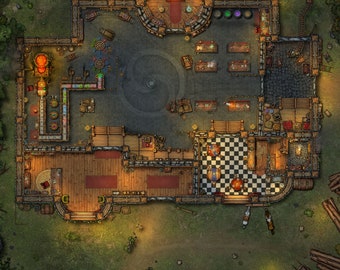 BLACKSMITH Battle Map, Dnd Battle Map, D&D, Battlemap, Dungeons and ...